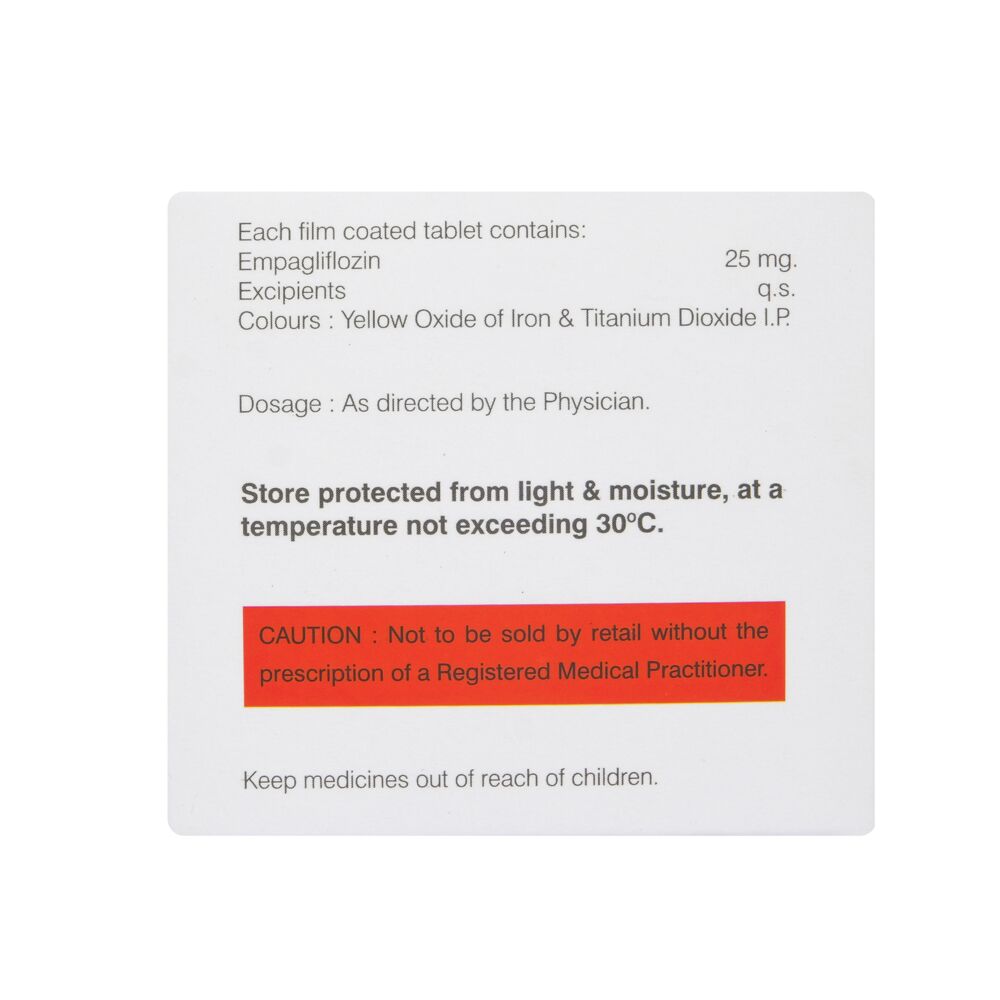 Empagliflozin Tablets Manufacturer | Supplier | Price in India